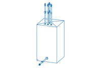 Mobius® Essential Assembly, 200 L bag with PureFlex™ film | ESA0200L41DP5